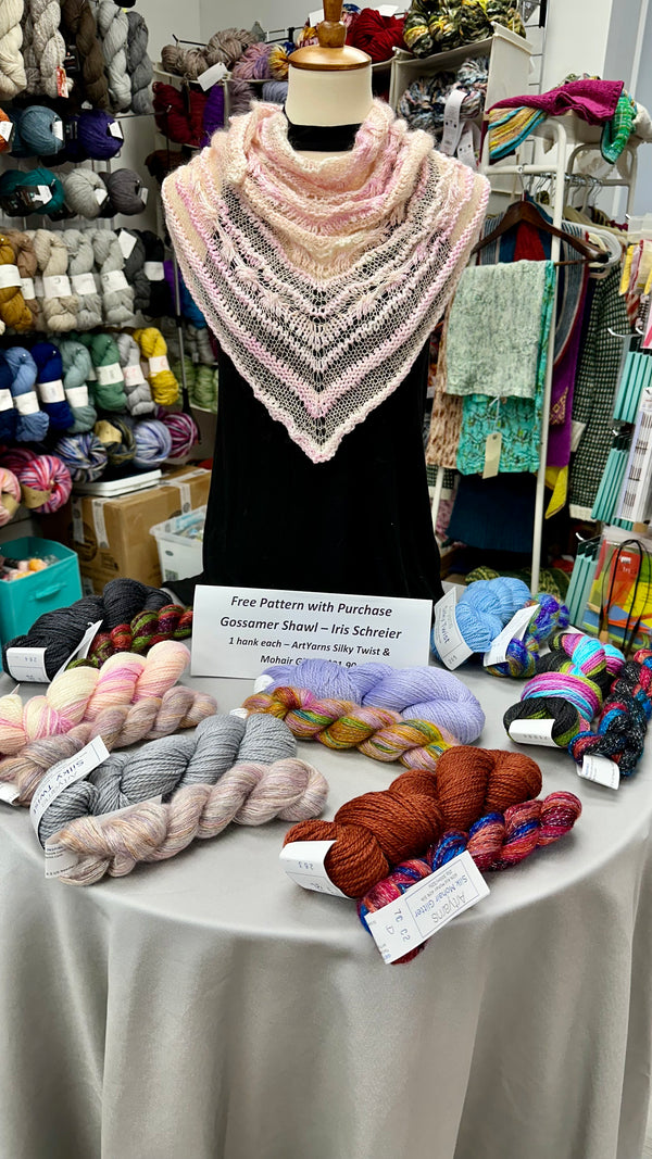 GOSSAMER SHAWL KIT - Knitty Gritty Yarn Girl