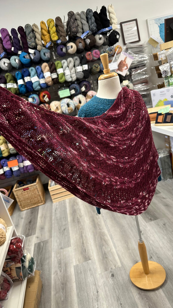 STARRY CRESCENT SHAWL KITS - Knitty Gritty Yarn Girl
