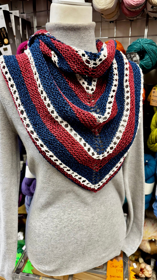 LIBERTY WINGS SHAWL KIT - Knitty Gritty Yarn Girl